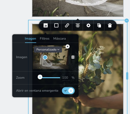 Image display format in popup – Brizy Help Center