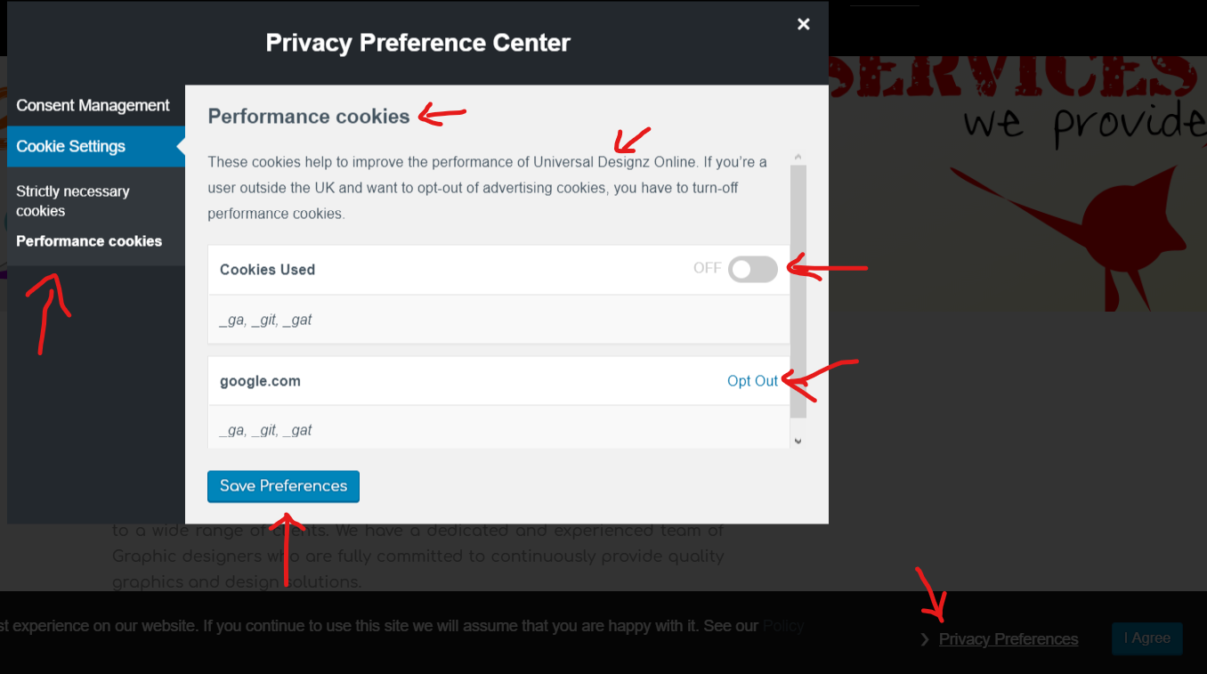 Cookies Popup – Brizy Help Center
