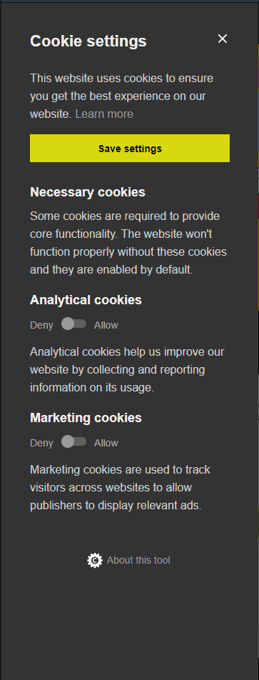 Cookies Popup – Brizy Help Center